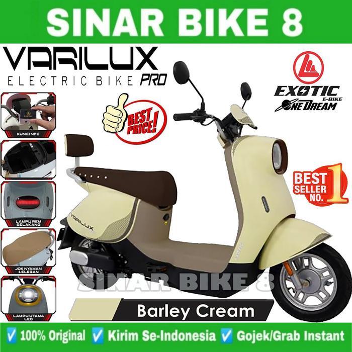 Jual Sepeda Listrik Exotic VARILUX PRO TERBARU 650 Watt E-Bike - Cream ...