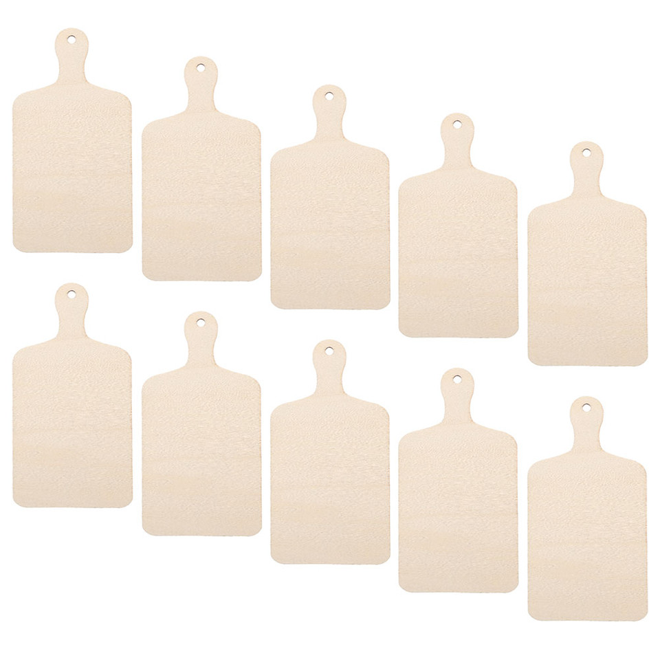 Jual 10 Pcs DIY Wooden Cutting Board Chopping for Crafts Sublimation ...