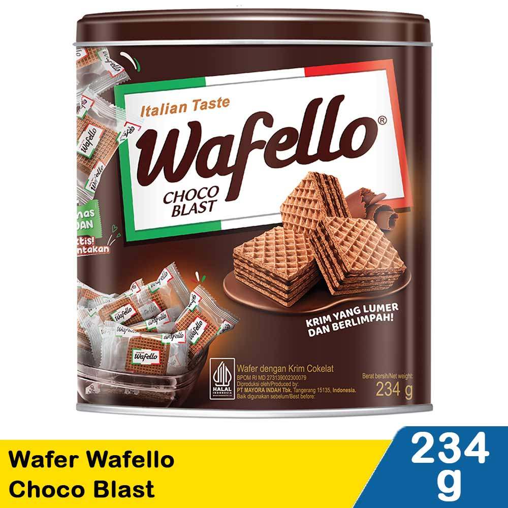 Jual ROMA WAFER WAFELLO CHOCO BLAST 294/234g | Shopee Indonesia