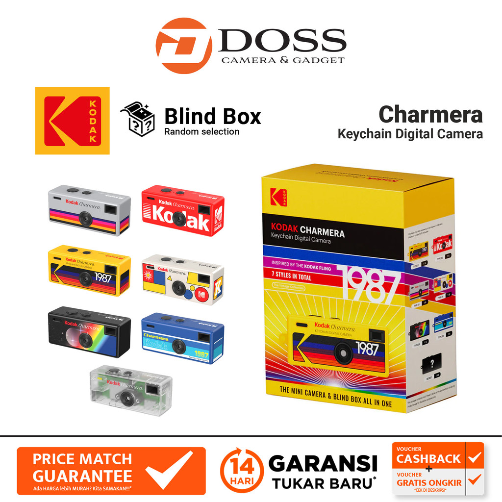 Jual Kodak Charmera Key Chain Digital Camera Random Style Blind Box ...