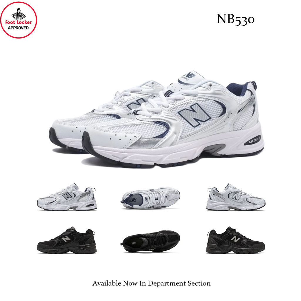 Jual Foot Locker Store New Balance 530 White Silver Navy Sepatu ...