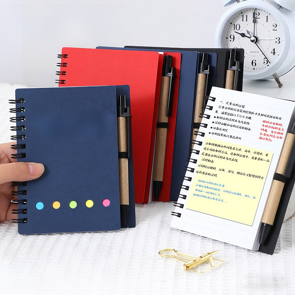 Jual Notepad Kertas Kraft dengan Pulpen - Dilengkapi Notes Tempel ...