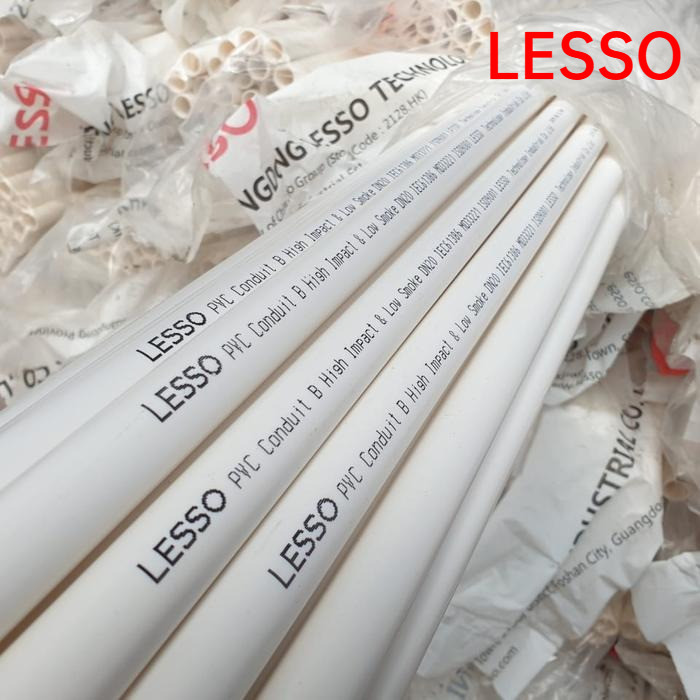 Jual Pipa conduit LESSO dn20mm panjang 2.9m PVC high impact warna Putih ...