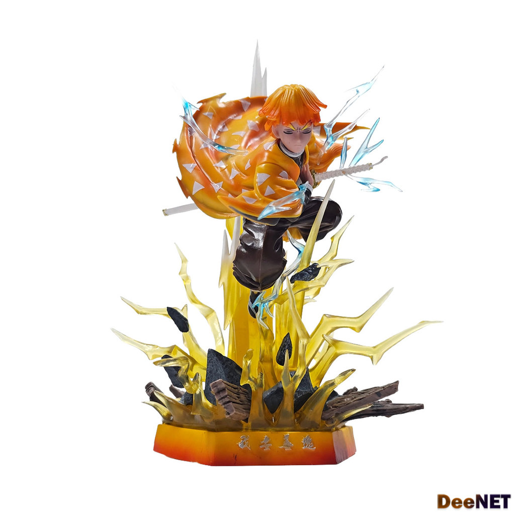 Jual Zenitsu Agatsuma Thunderbolt With Light Kimetsu no Yaiba 35cm ...