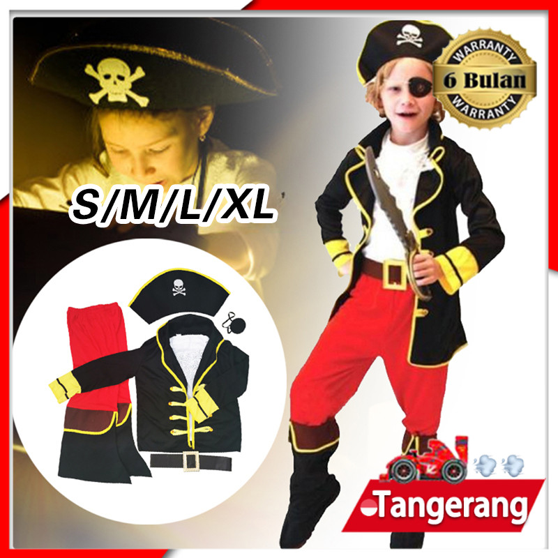 Jual Kostum Cosplay Bajak Laut Baju Anak Pirate Kostum Costume / Costum ...