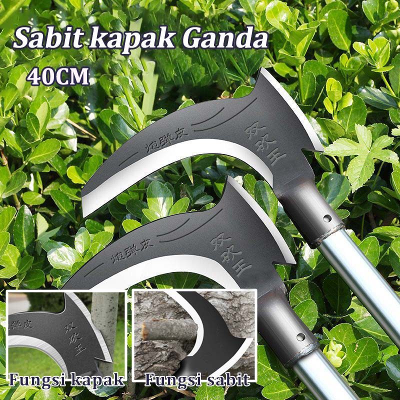 Jual 30/40CM Sabit Arit Rumput Baja/Pemangkas Sabit Kapak Ganda/Sabit ...