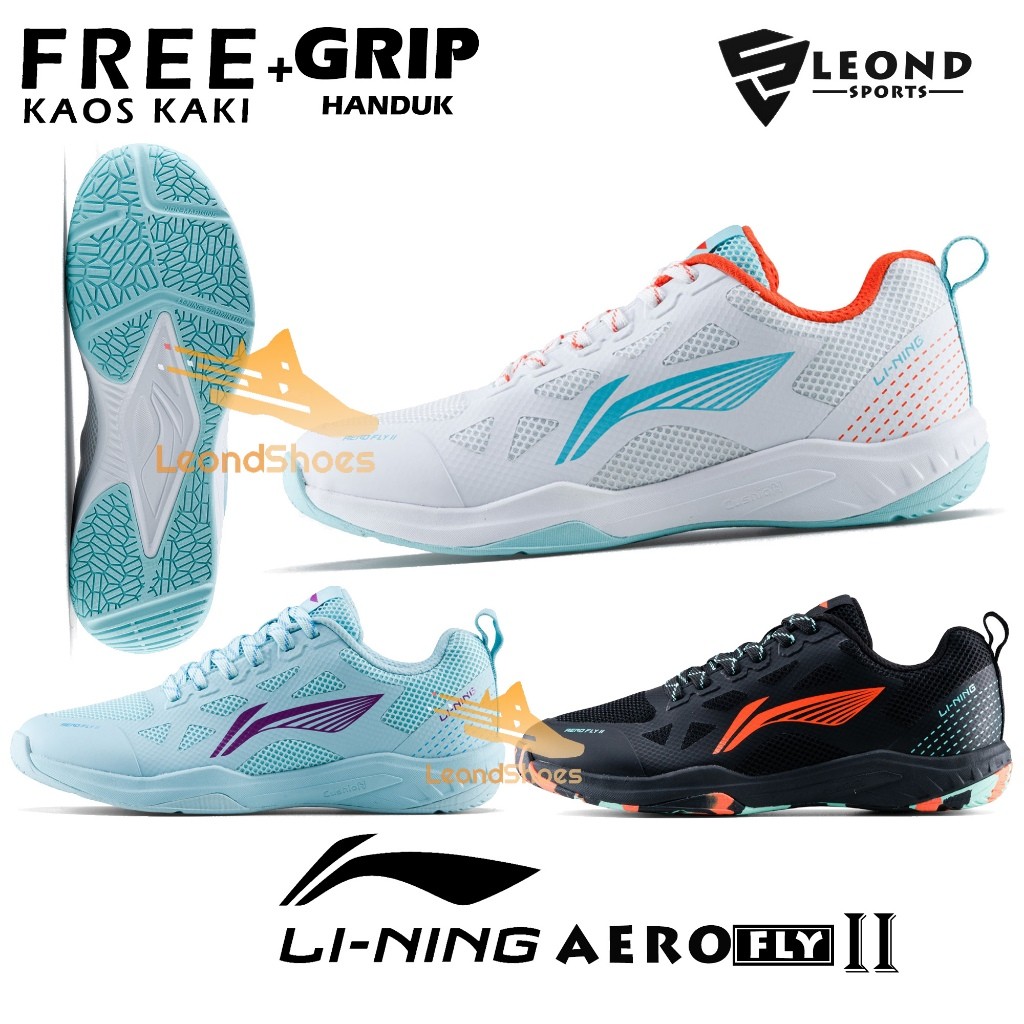 Jual Sepatu Badminton Lining Aero Fly 2 Terbaru Sepatu Bulu Tangkis ...