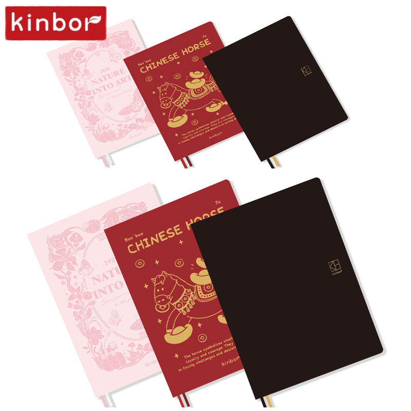Jual 2026 Kinbor Notebook Planner A5 A6 Full Year Journal Agenda ...