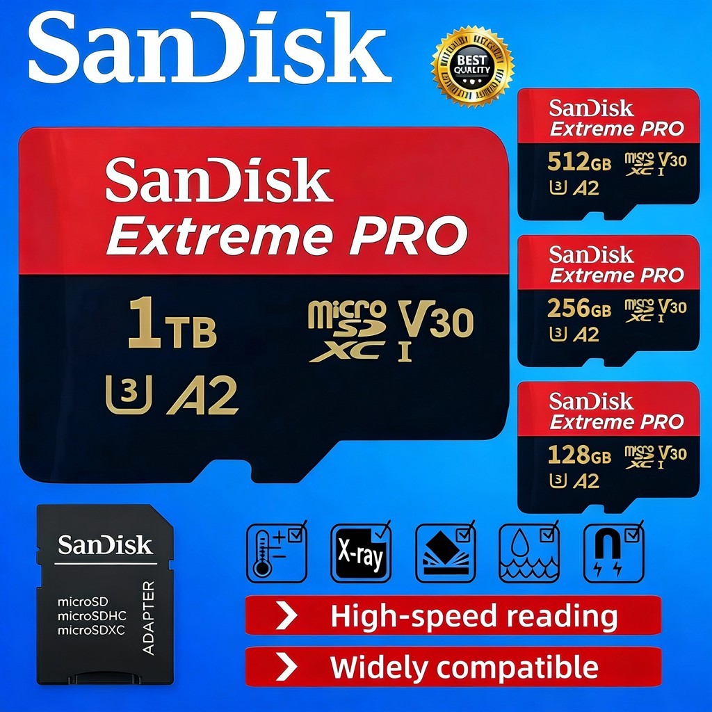 Jual Sandisk Extreme Pro 256GB 128GB 64GB 32GB 1TB 2TB A2 U3 SDXC Card ...