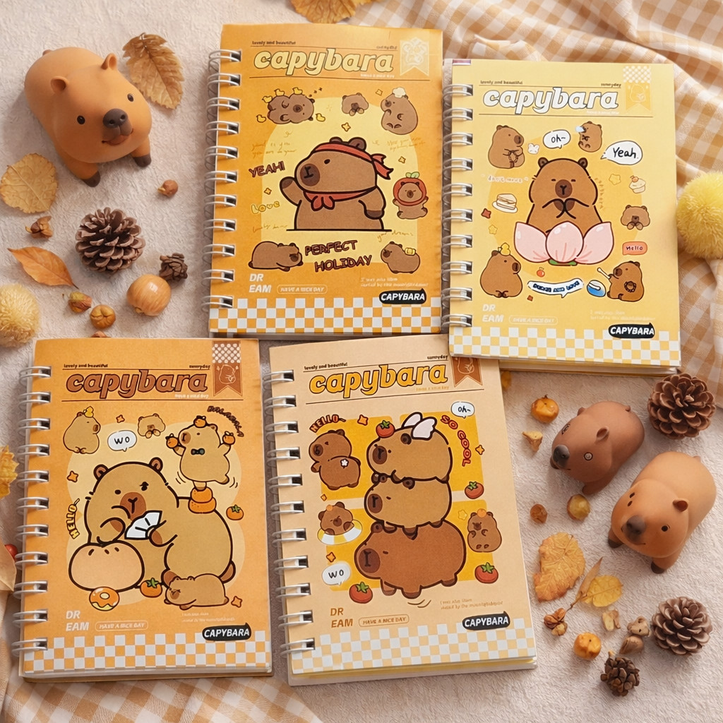 Jual Buku Catatan Mini Capybara Cute Notebook Spiral Kecil Estetik ...