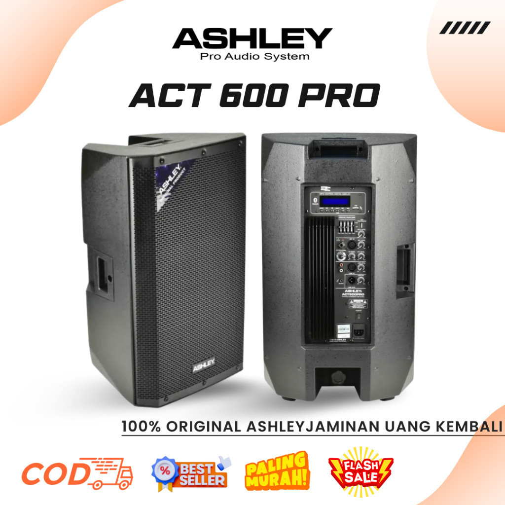 Jual Ashley ACT 600 Pro 15 Inch Active Speaker with DSP Processor ...