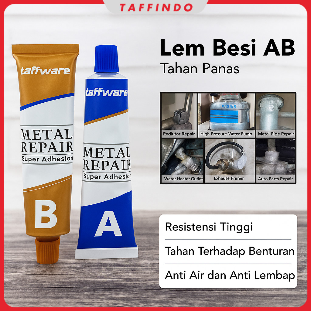 Jual Taffware Lem Besi AB Tahan Panas Multifungsi Industrial Repair ...