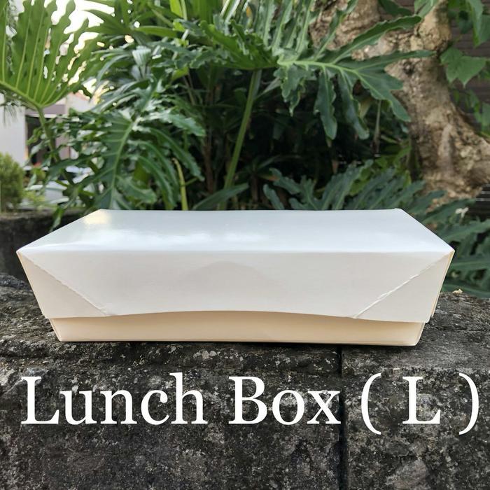 Jual Paper Lunch Box size : L ( 1 Pack = 50 pcs ) | Shopee Indonesia