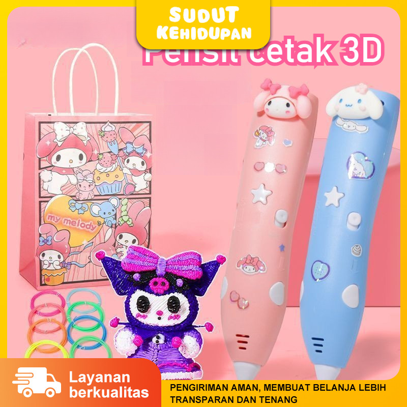 Jual 3D Pen Anak Wireless 3D Printer Arts Pen Making Doodle Arts Mainan ...