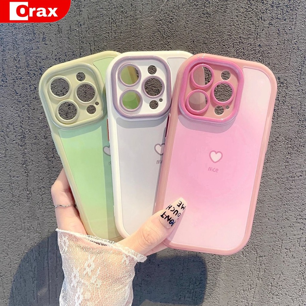 Jual [OraX-Case]Case HP Silikon Motif Hati Gradien untuk case Case ...