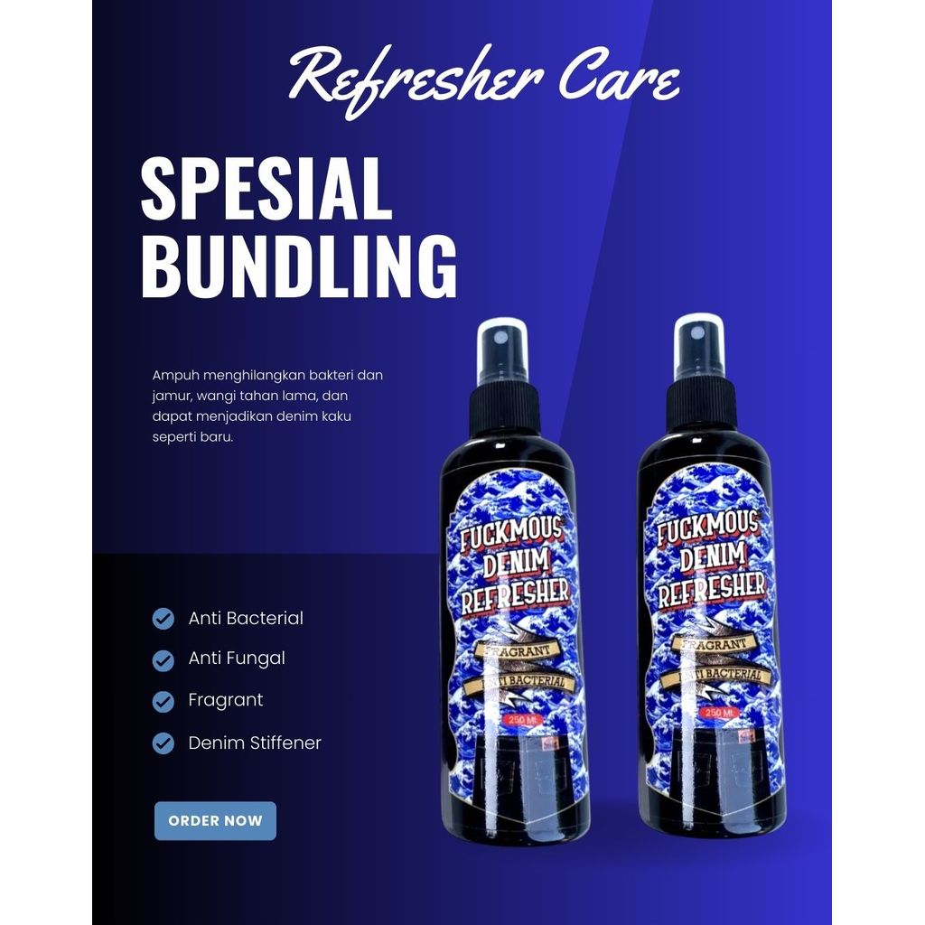 Jual Paket Bundling Denim Refresher/Perawatan Denim 250ml | Shopee ...