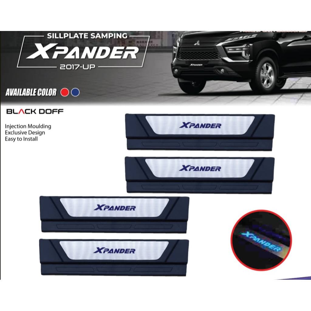 Jual Sill Plate Sillplate Samping Side Scuff Plate Mitsubishi XPANDER ...