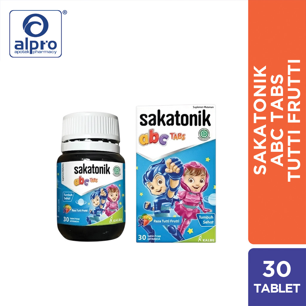 Jual Sakatonik ABC Tutti Frutti 30 Tablet | Shopee Indonesia