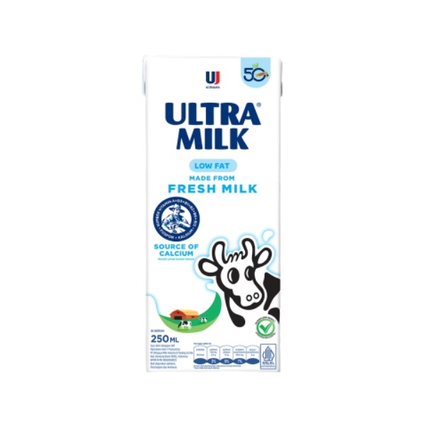 Jual ULTRA MILK LOW FAT 250 ML | Shopee Indonesia