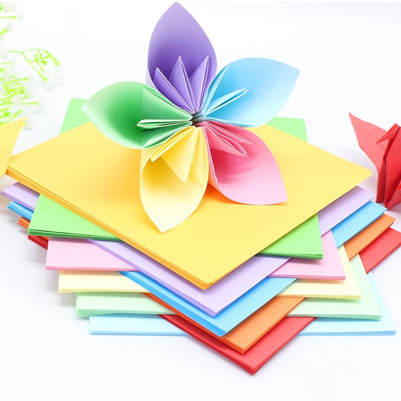 Jual ORIGAMI BOLAK BALIK / KERTAS ORIGAMI POLOS / KERTAS ORIGAMI ...