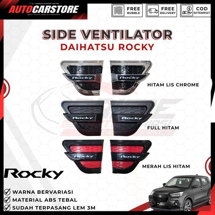 Jual [ ACSports ] SIDE VENTILATOR AIRFLOW DAIHATSU ROCKY - HITAM ...
