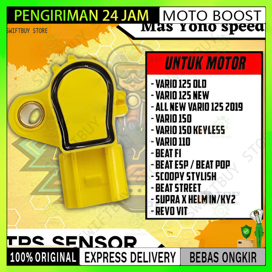 Jual SENSOR TPS HONDA VARIO 125 VARIO 150 BEAT POP BEAT ESP BEAT FI ...