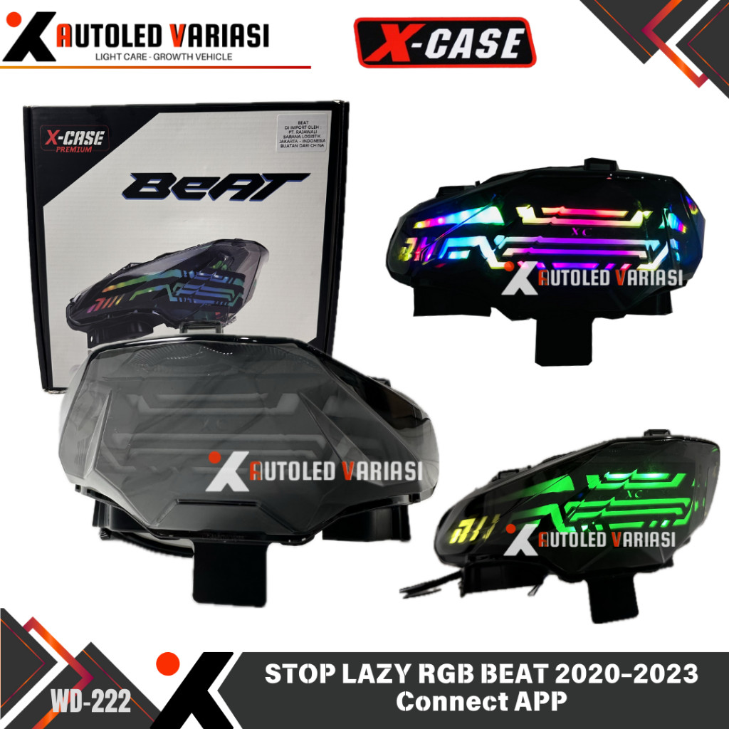 Jual Lampu Stop All Beat New Deluxe Beat CBS Beat Street Lazy RGB Plus ...