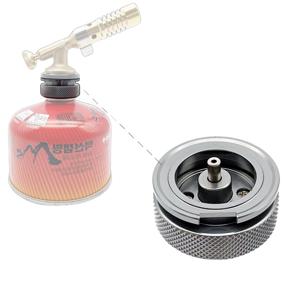 Jual Aluminum Alloy Gas Canister Adapter Converter Connector Adapter ...