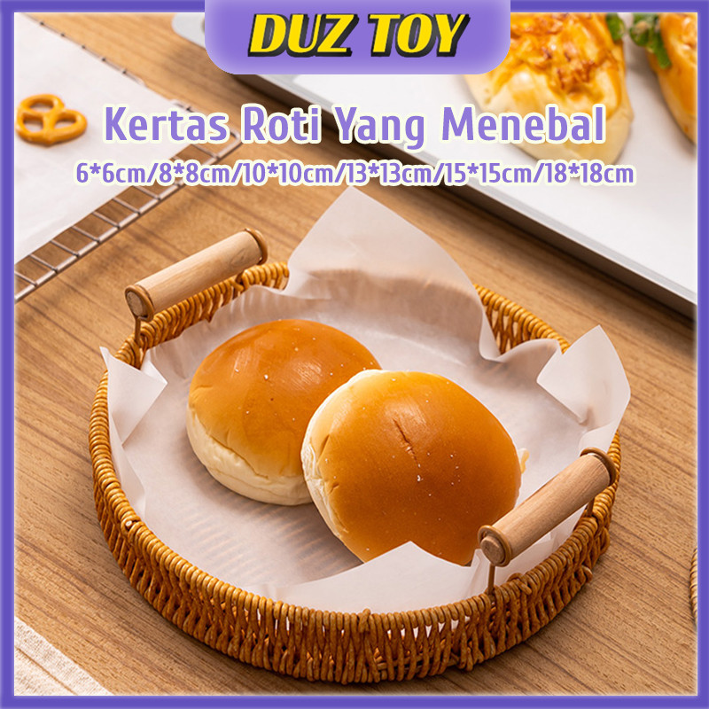 Jual Kertas Roti Baking Paper Putih/Coklat / Alas Loyang Oven / Alas ...