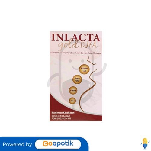Jual Inlacta Gold Dha Botol 50 Kapsul | Shopee Indonesia