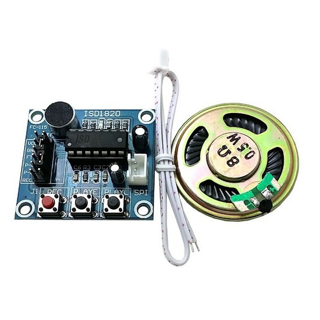 Jual ISD1820 VOICE RECORDING MODULE VOICE PLAYBACK AB93 REKAM SUARA ...