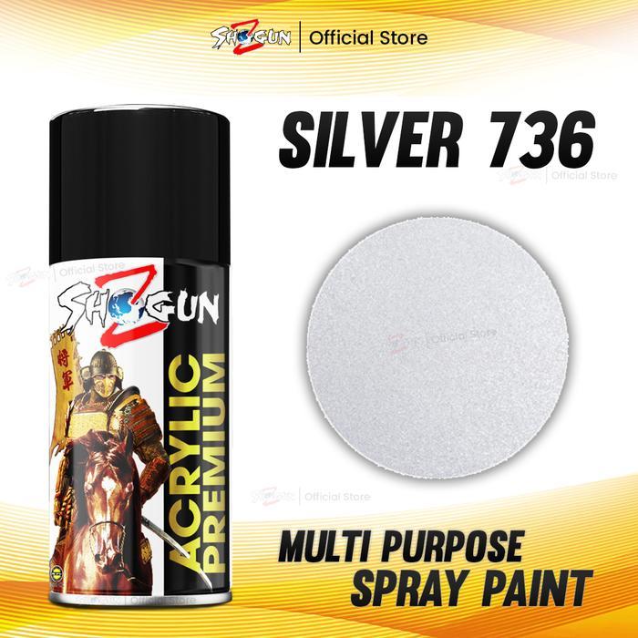 Jual Cat Semprot Pilok Pilox Pylok SHOGUN Z 300 CC SILVER 736 Cat ...