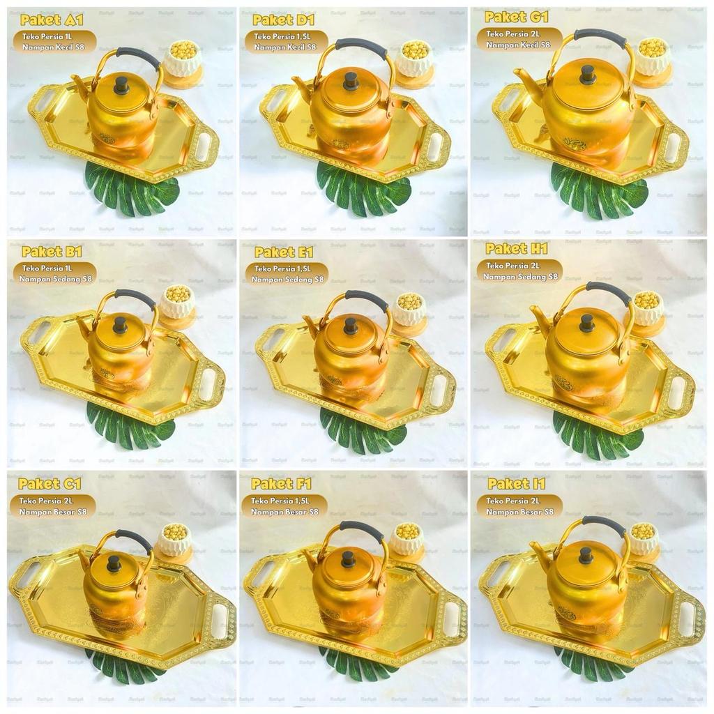 Jual PAKET TEKO PERSIA NAMPAN S8 GOLD TEKO ZAM ZAM NAMPAN GOLD KLASIK ...