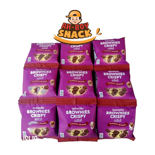 Jual LEMONILO BROWNIES CRISPY MINI RENCENG ECER 2.000 - CHOCO CHIPS ...