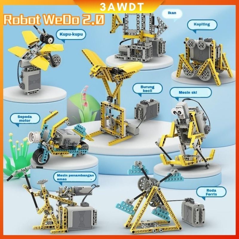 Jual [COD] Mainan Edukasi COD Robot WeDo 2.0 280 Partikel Blok Bangunan ...