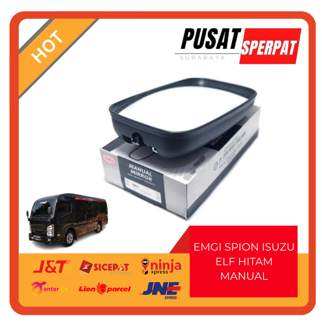 Jual EMGI - spion emgi isuzu elf hitam manual R/L 6003 | Shopee Indonesia