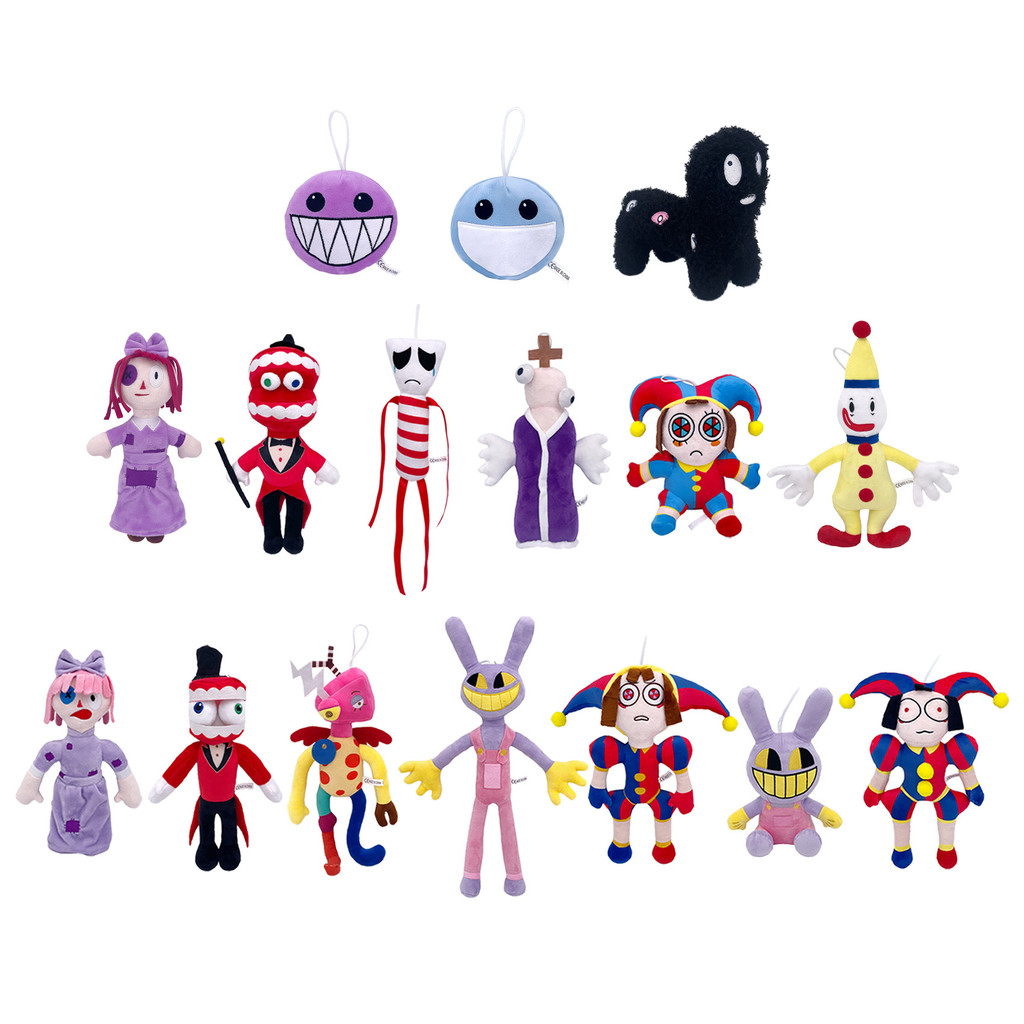 Jual The Amazing gital Circus Plush Pomni and Jax Plushie Doll Toys ...