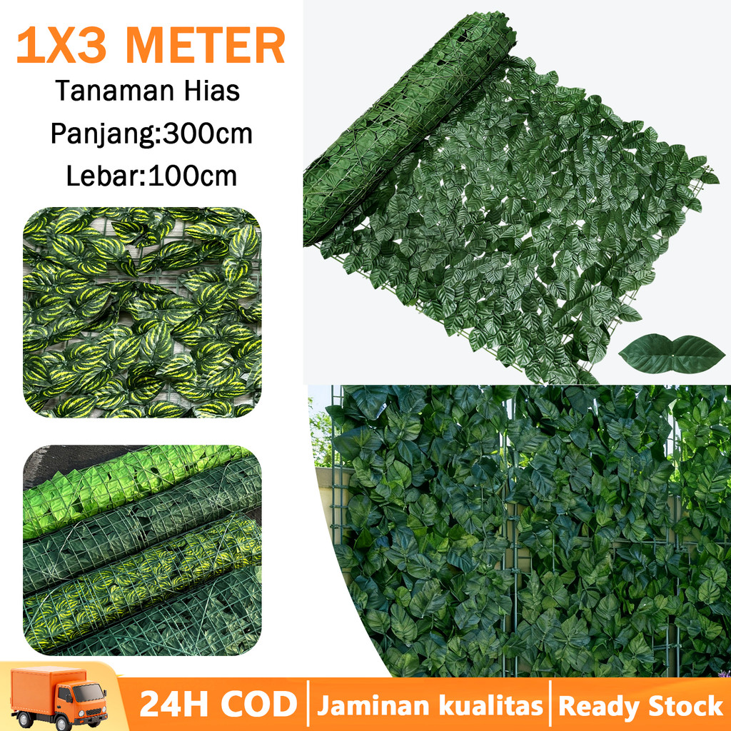 Jual Daun Rambat Sintetis Roll Plastik 1M x 3M - Pencetakan Warna ...