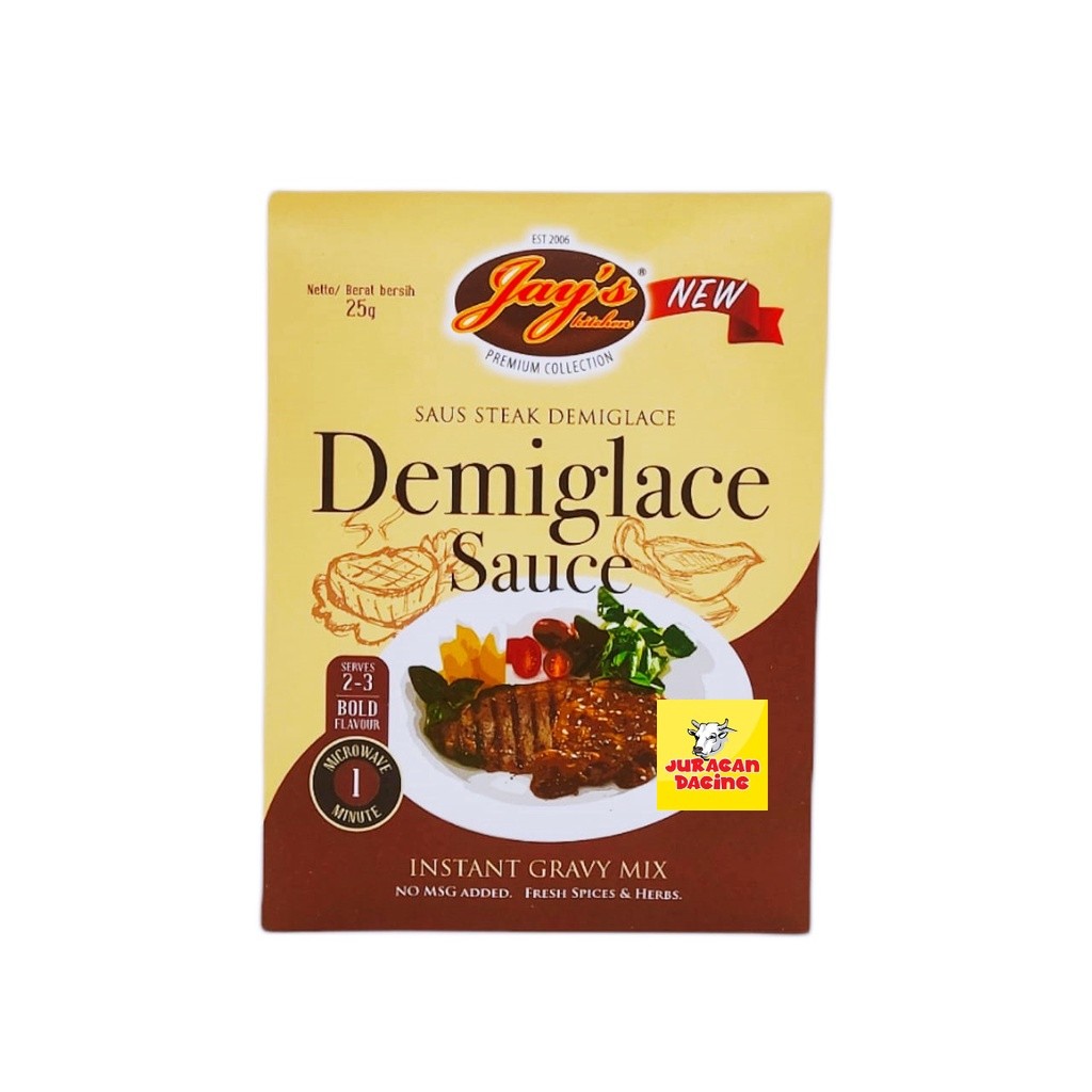 Jual Jays Instan Gravy Mix Demiglace Sauce Saus Steak 25gr | Shopee ...