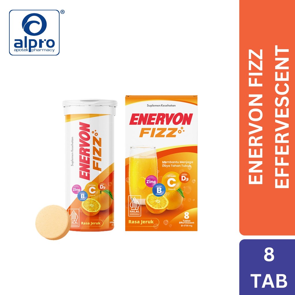 Jual Enervon Fizz Effervescent 8S | Shopee Indonesia