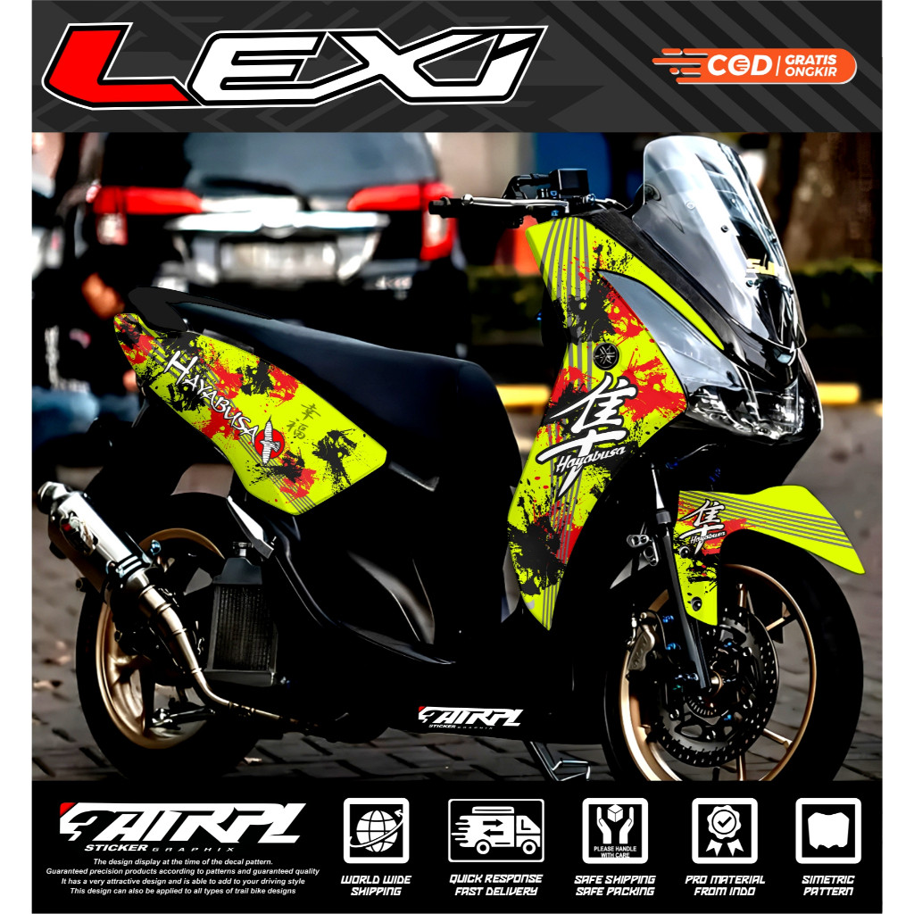 Jual (COD) Decal Sticker Lexi Fullbodi Terbaru stiker lexi Desain ...
