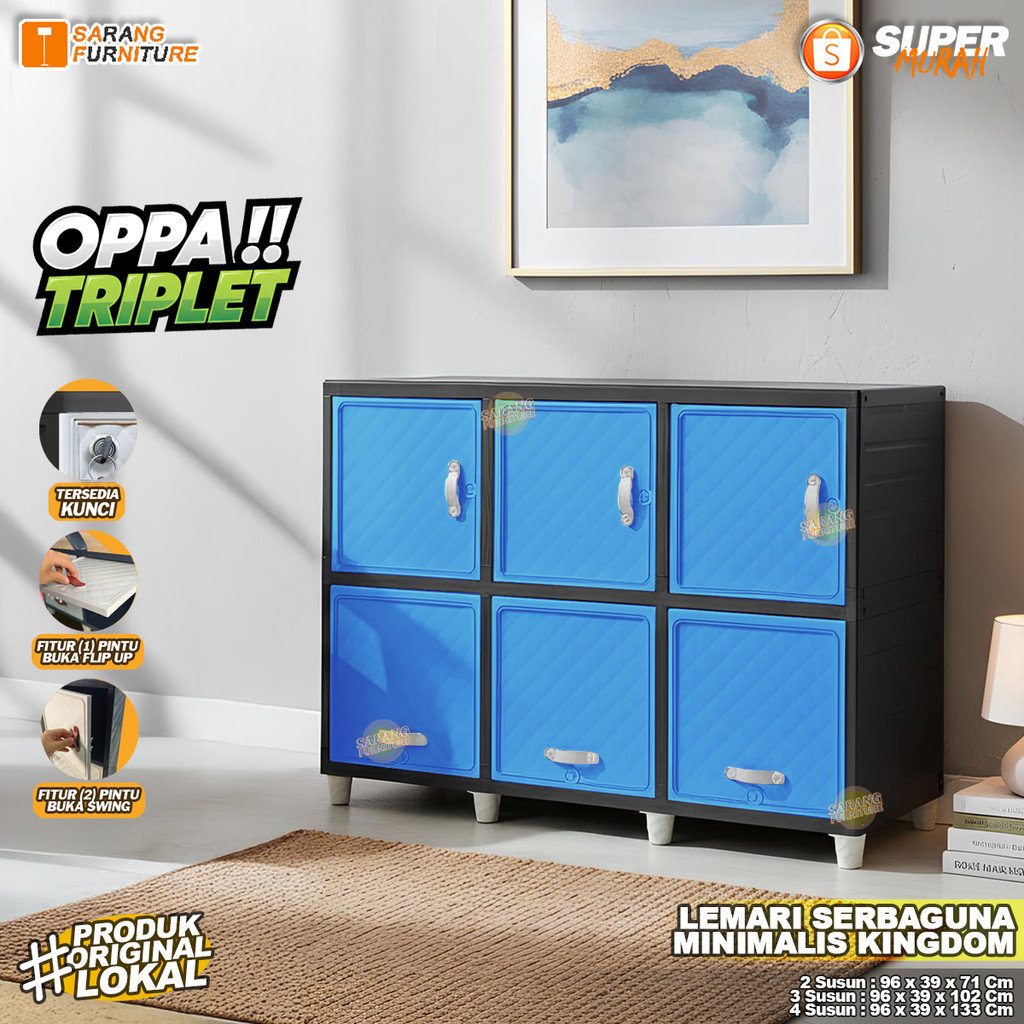 Jual Lemari Serbaguna Lemari Minimalis - Kingdom OPPA Triplet Lemari ...