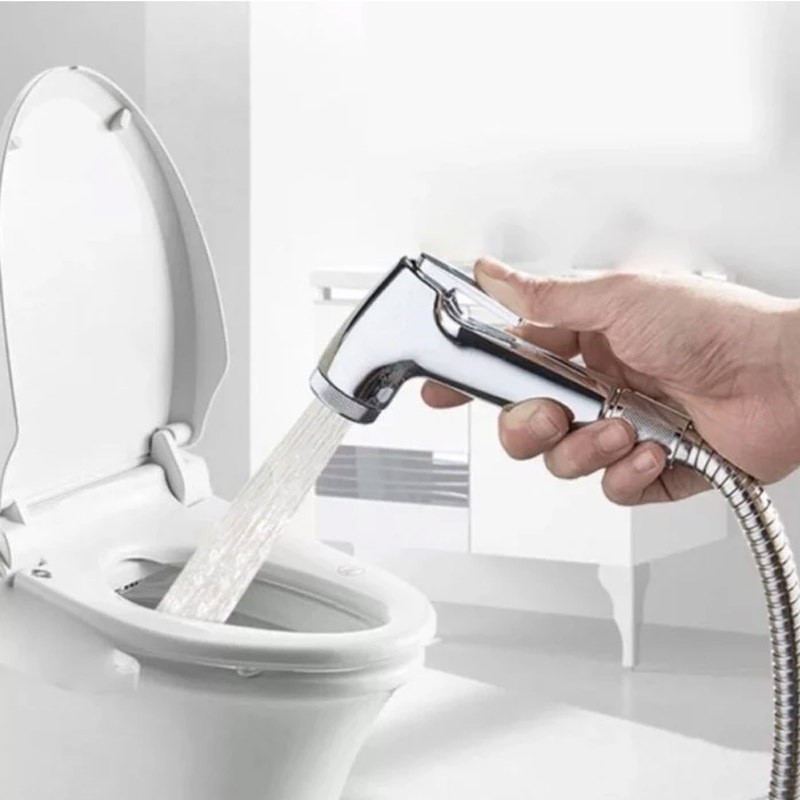 Jual Bidet Shower Cebok Jet Shower Kloset - Semprotan Air Toilet Hitam ...