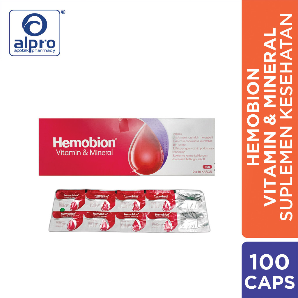 Jual Hemobion Vitamin Dan Mineral 10 X 10S | Shopee Indonesia