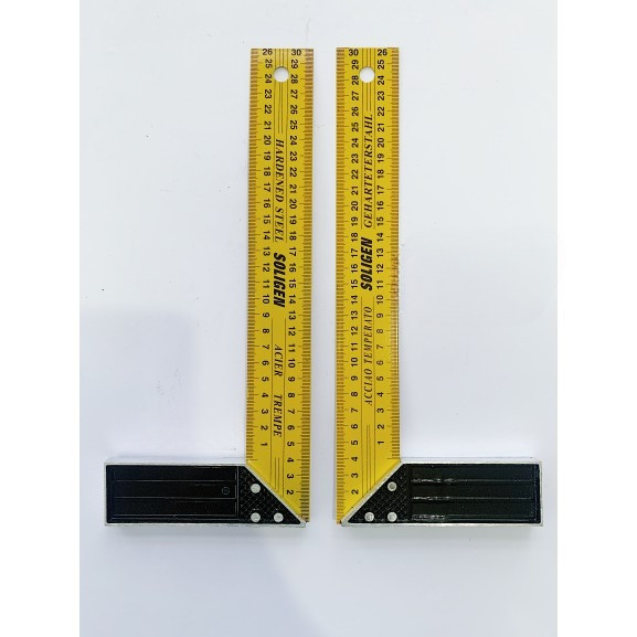 Jual Penggaris Ukur | Siku Tukang 30CM Alat Ukur Pasekon 12" | Siku ...