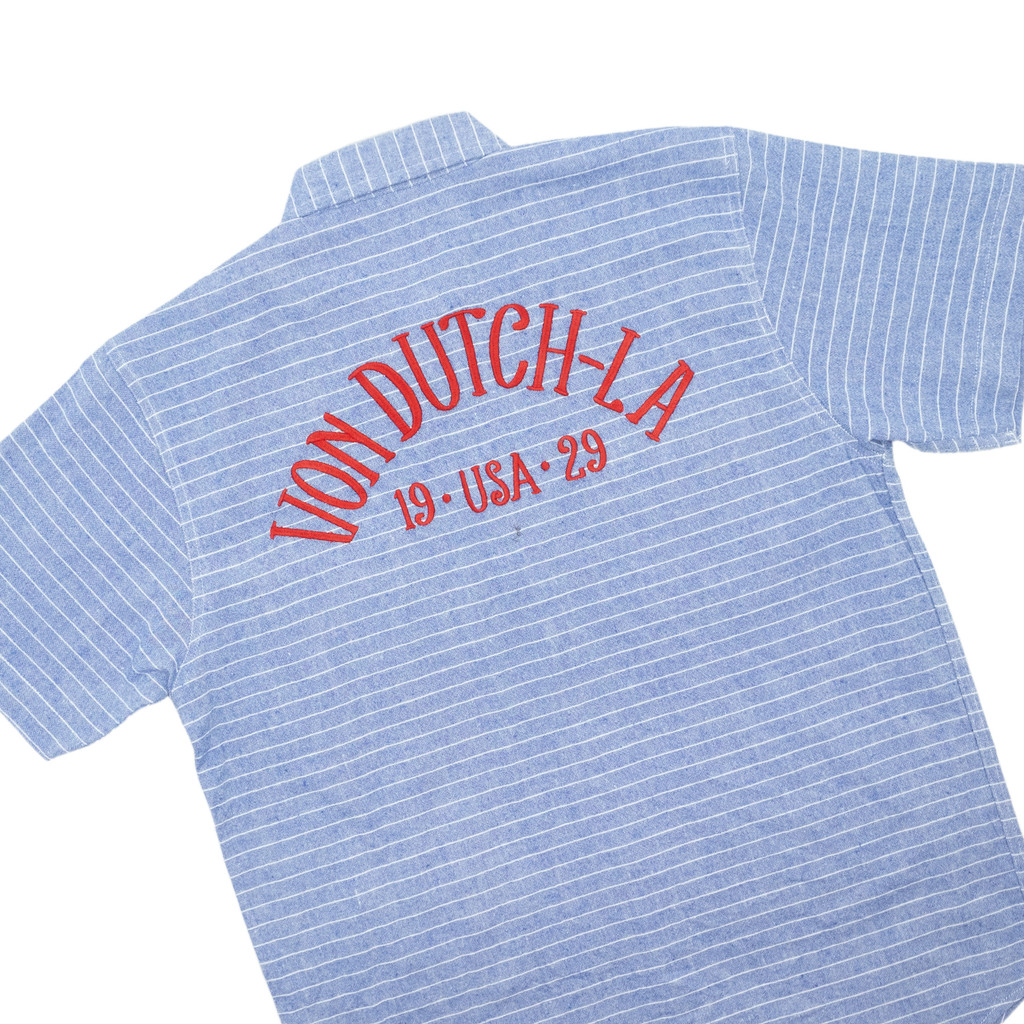 Jual Von Dutch Workshirt 1798 Navy Blue | Shopee Indonesia