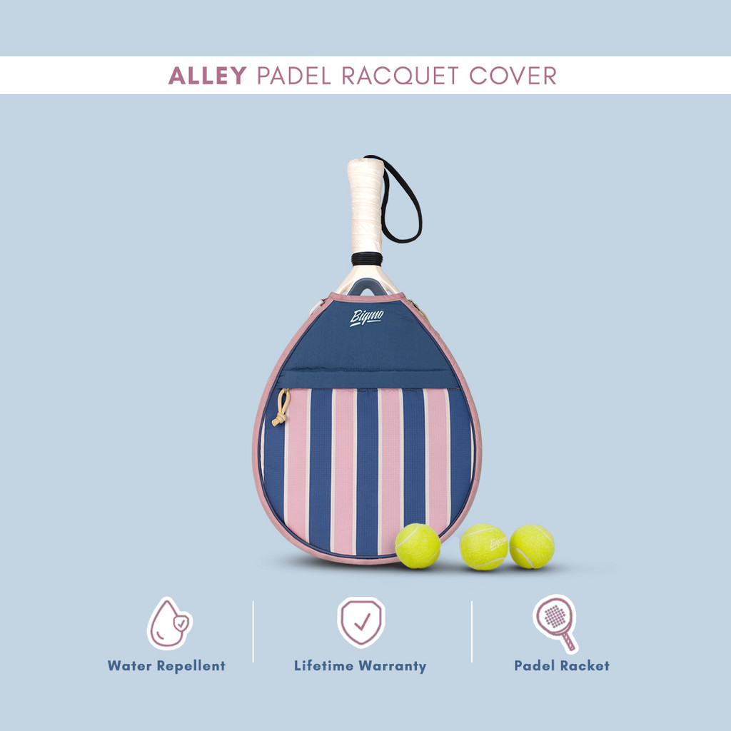 Jual Bigmo Alley Padel Racquet-Racket Cover Stripe Moon Berry Water ...