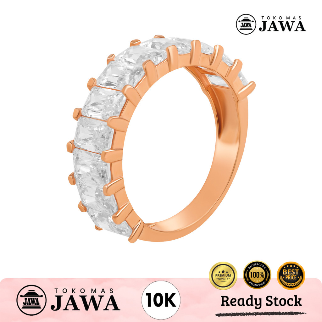 Jual Cincin Emas Valene Prestige Kadar 10 Karat Toko Mas Jawa | Shopee ...