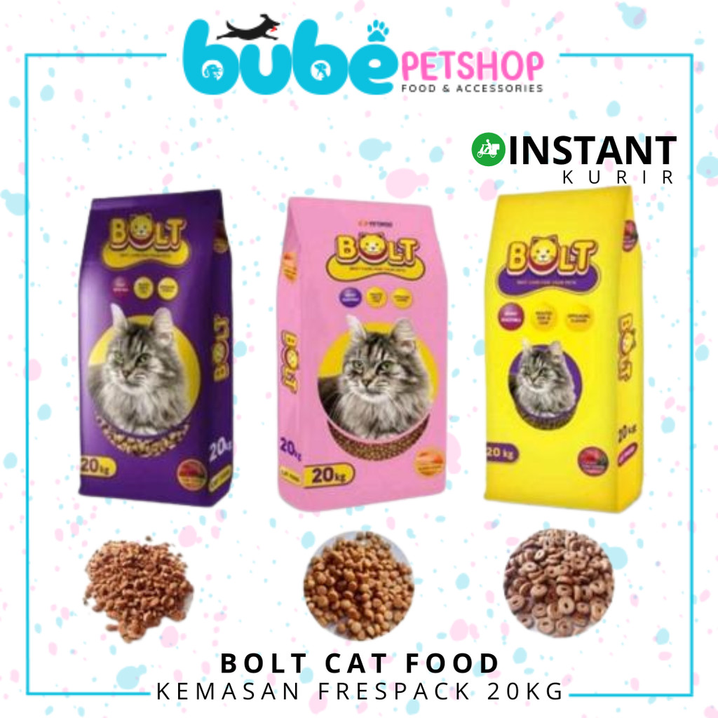 Jual Bolt Cat Food Tuna 20 kg / Makanan Kucing 20kg | Shopee Indonesia