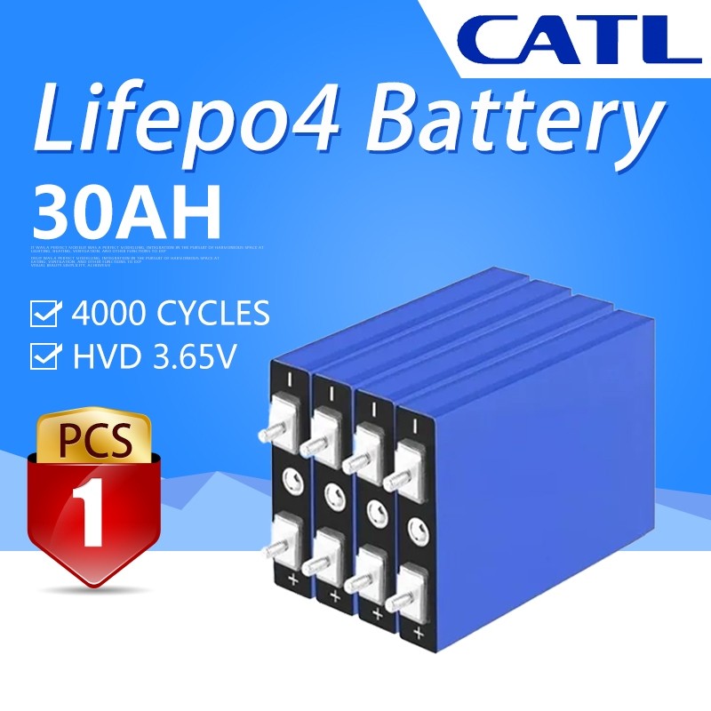 Jual 30Ah CATL/BYD Baru Lifepo4 Baterai-3.2V 30Ah lifepo4 Baterai cell ...